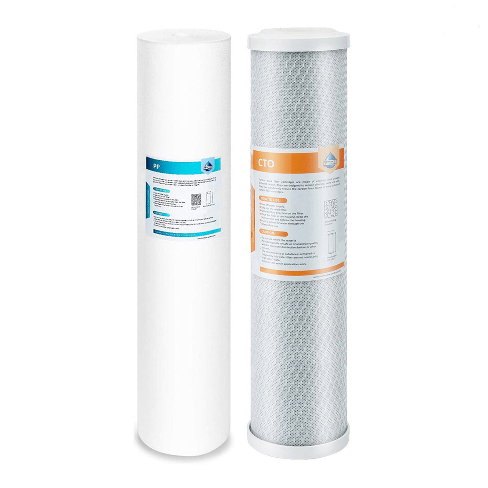 20" x 4.5" Big Blue Whole House Water Filter Housing Filtration System ...