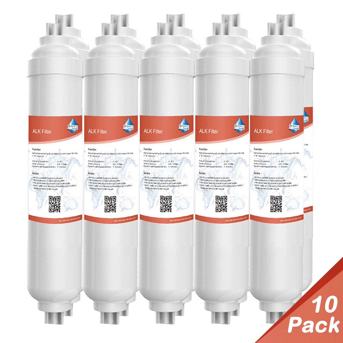 1-25 Pack pH+ Inline Mineral Alkaline Water Filter Cartridge for ...