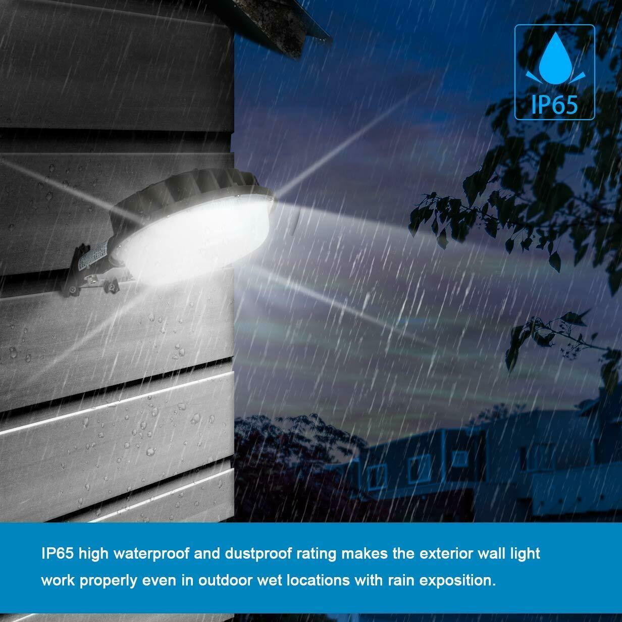 Outdoor Security Barn Lights Photocell Dusk to Dawn Waterproof Yard LED ...