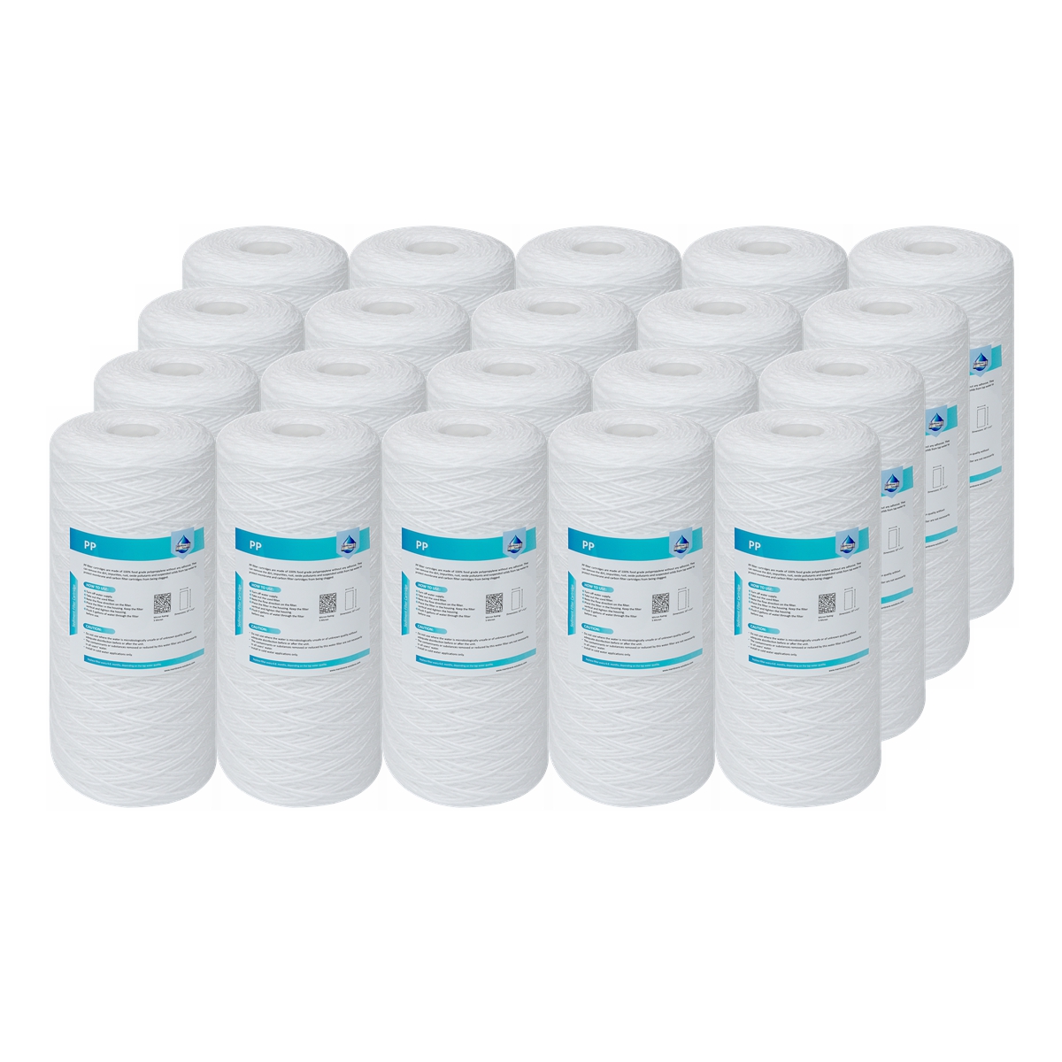 25 Pack 10" x4.5" String Wound Sediment Water Filter for Big Blue Whole House RO | eBay