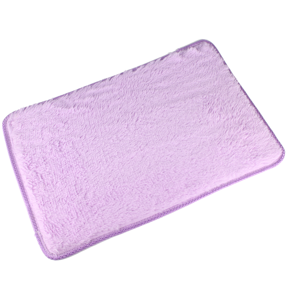 Soft Square Fluffy Rug Anti-Skid Shaggy Carpet Floor Mat Home Bedroom ...