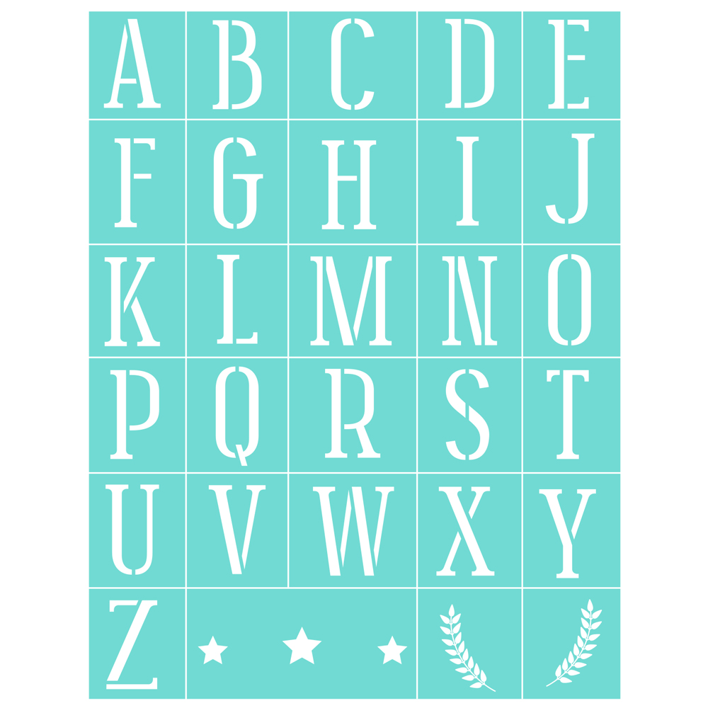 Silk Screen Printing Stencil Letters Adhesive Mesh Transfer Pillow Wood ...