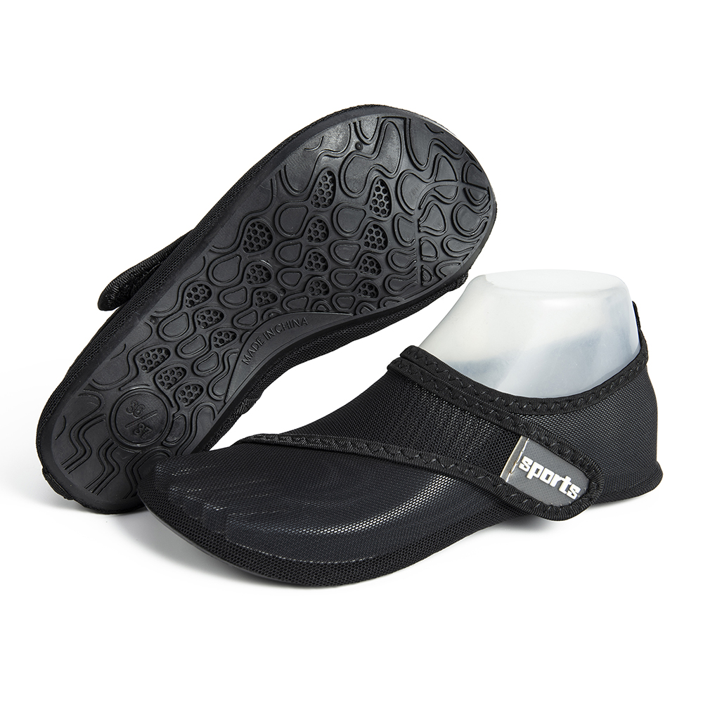 Womens Mens Rubber Water Shoes Barefoot Adjustable Shoes for Beach Swim ...