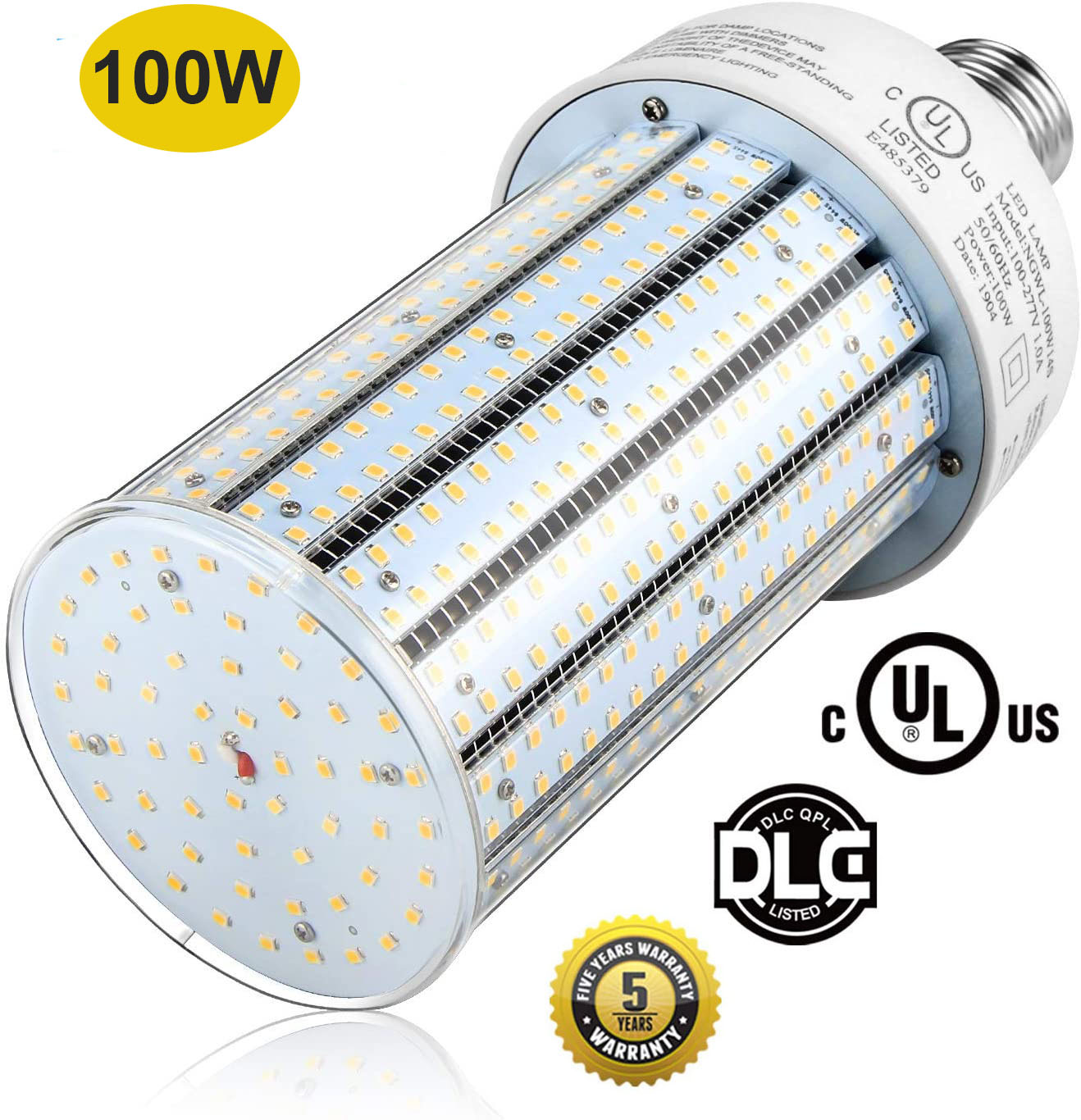 LED Corn Bulb Light 60W 100W 120W 160W E39 Base 5000K 6000K Warehouse ...