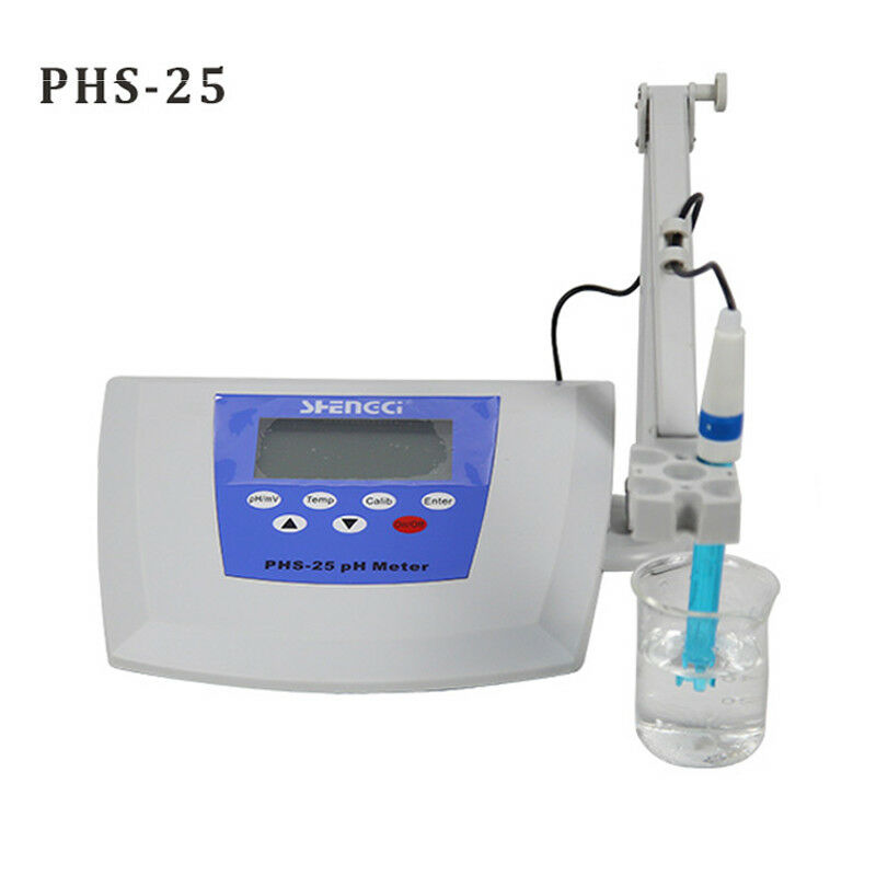 New Digital pH meter Laboratory for PHS-25/3C/3CT Desktop pH Value pH ...