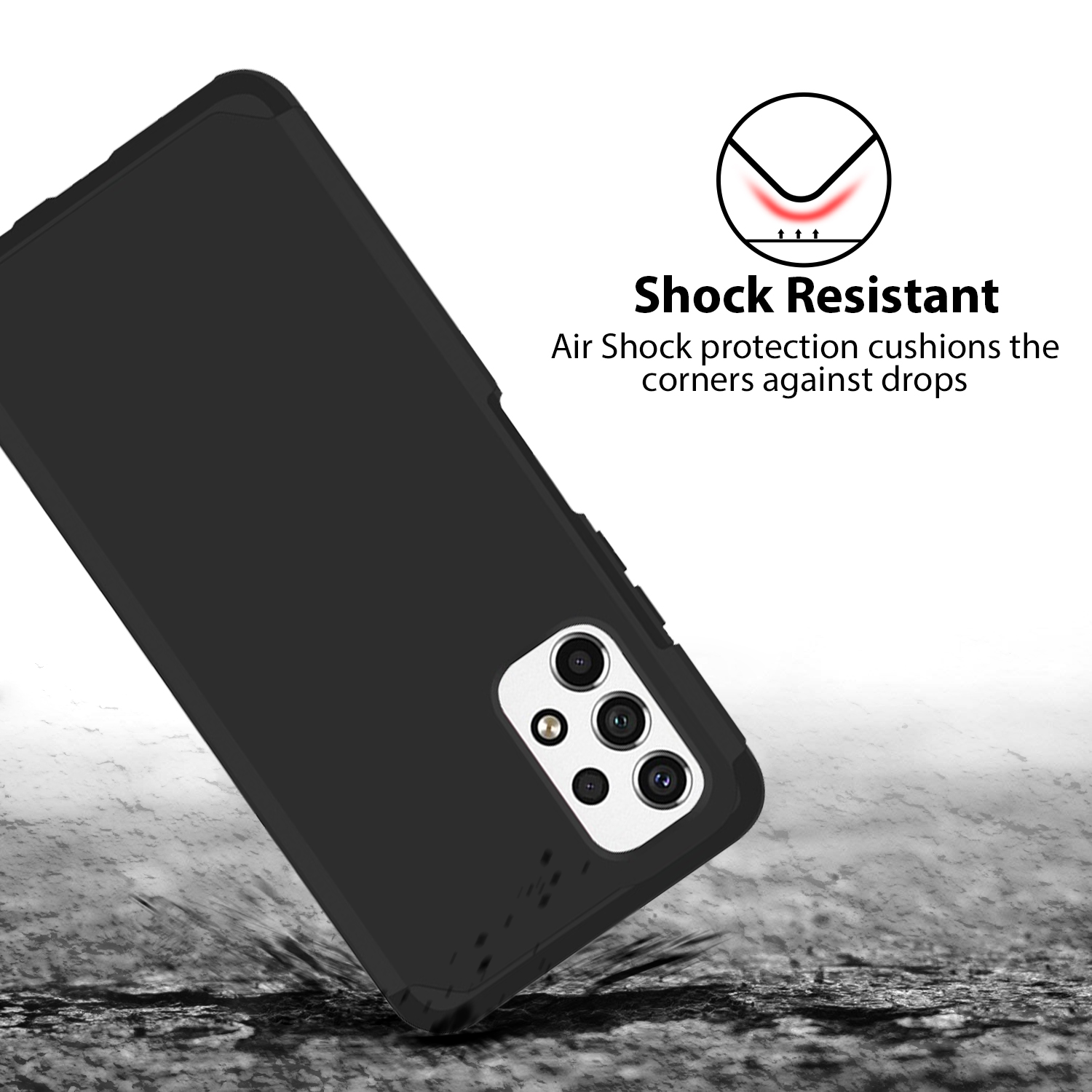 For Samsung Galaxy A23 5G Phone Case Mount Friendly Rubber Cover ...