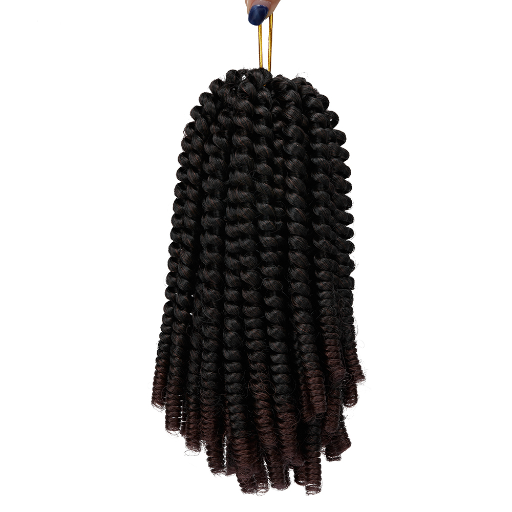 8'' Spring Twist Crochet Hair Women Hair African Pigtail Spring Braid ...