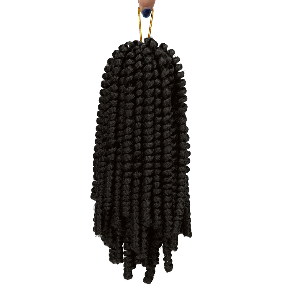 8'' Spring Twist Crochet Hair Women Hair African Pigtail Spring Braid ...