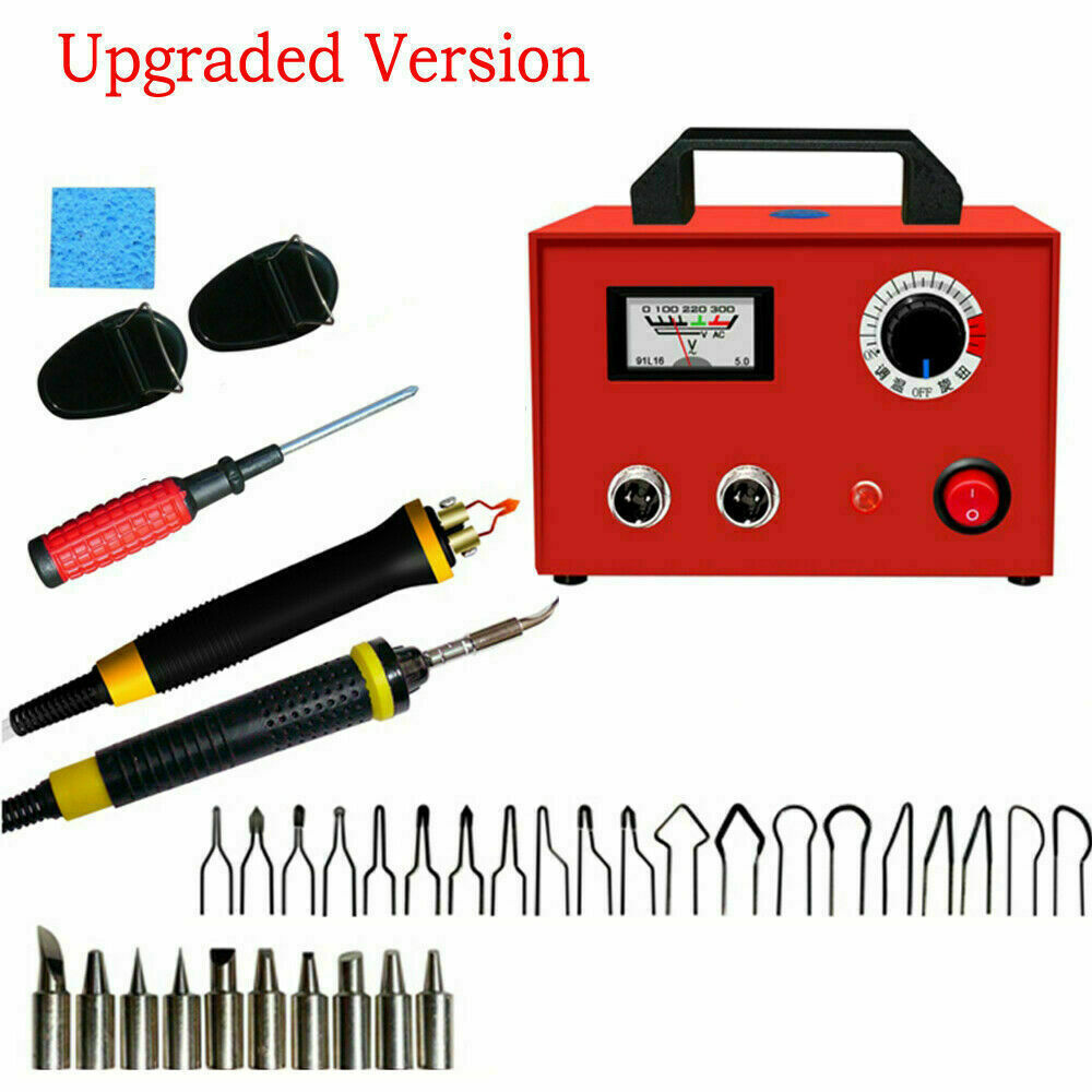 110V 50W/100W Laser Pyrography Machine Pen Craft Wood Burning Tool Kit ...