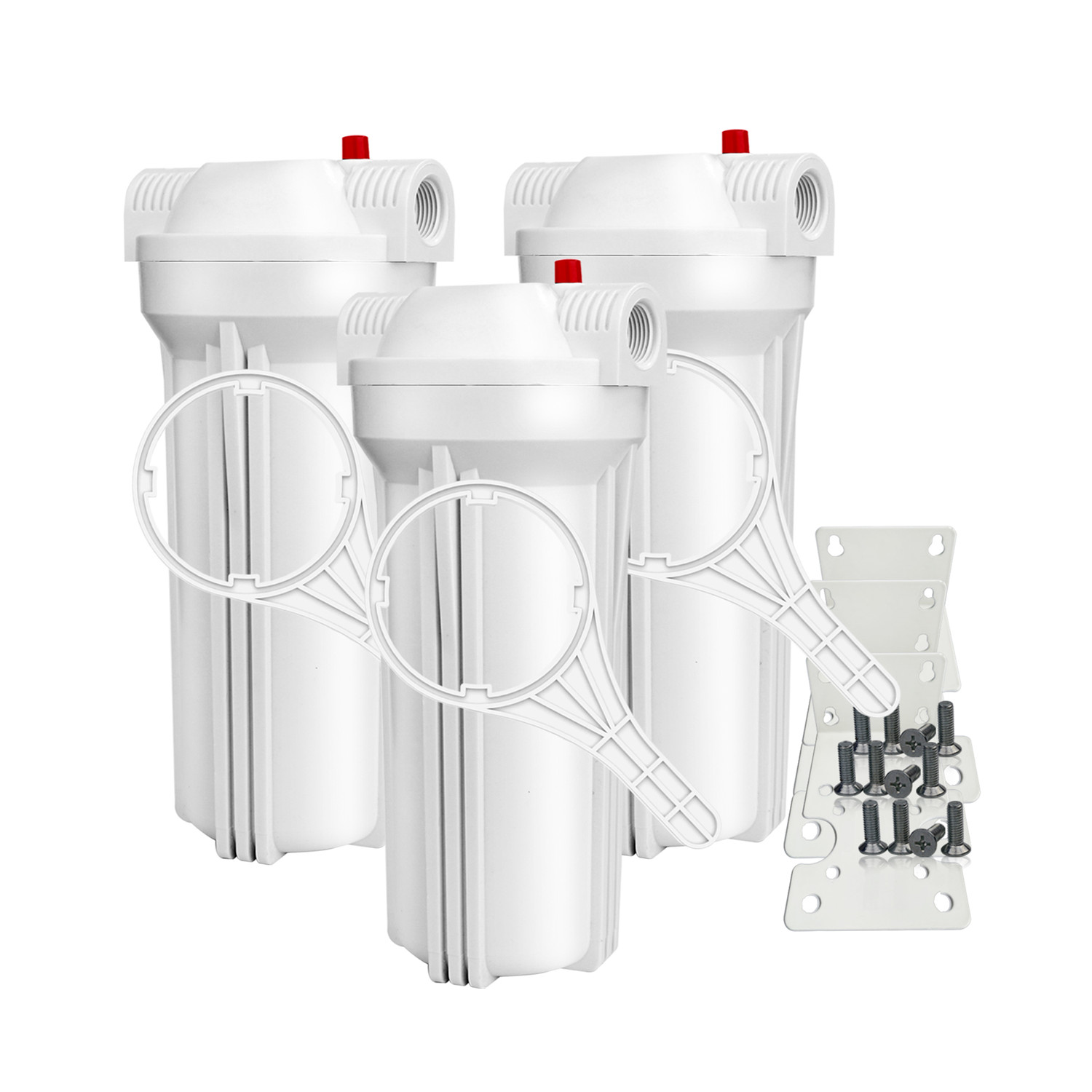 10 Inch Whole House Water Filter Housing Filtration System 10" x2.5" PP ...