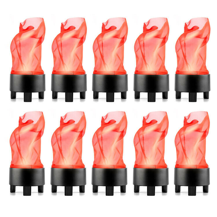 1-10 Pack Electronic LED Fake Fire Flame Simulated Effect Light No Heat ...